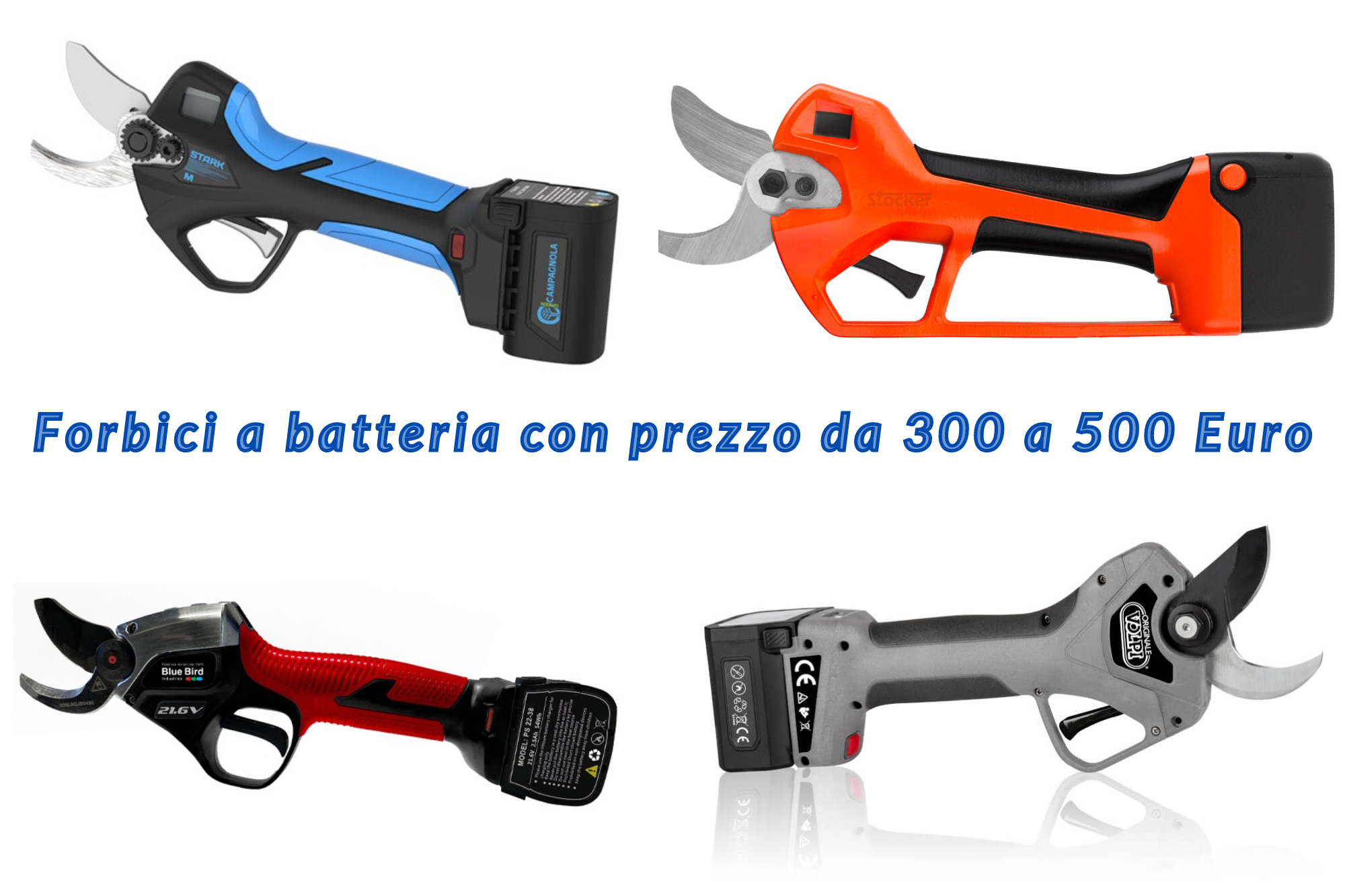 Le migliori forbici a batteria con prezzo da 300 a 500 euro | Hobby ...